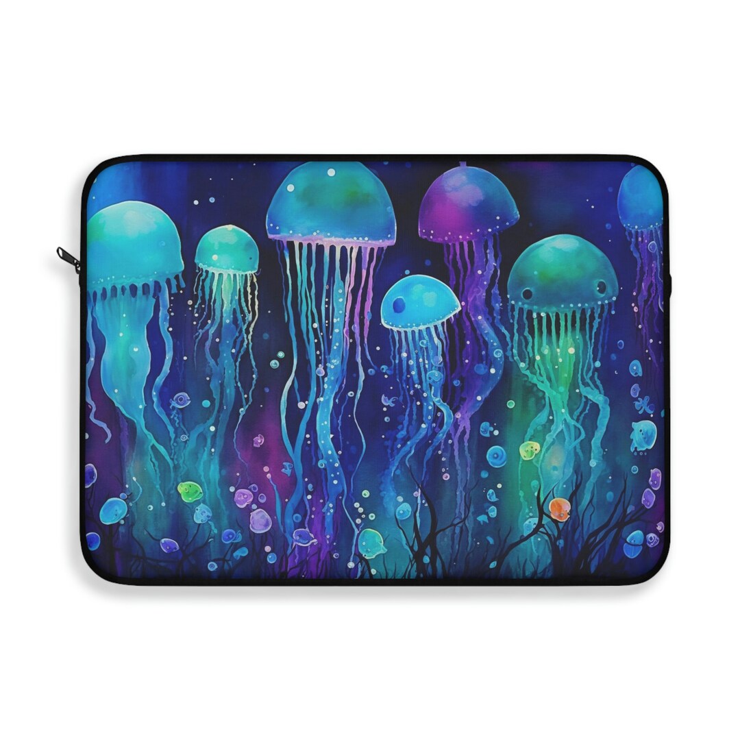 Watercolor Jellyfish Laptop Sleeve Ocean Laptop Sleeve 13.3 - Etsy