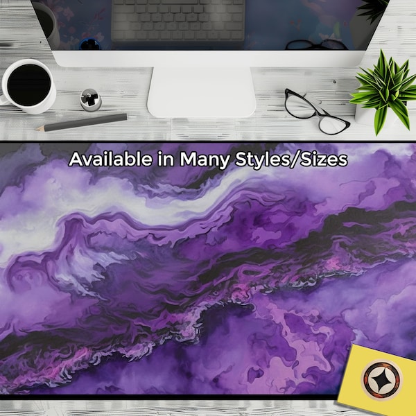 Purple Mouse Pad - Etsy