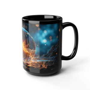 Conduit of Celestial Inferno, Fantasy Coffee Mug, Gothic Mug, Gothic ...