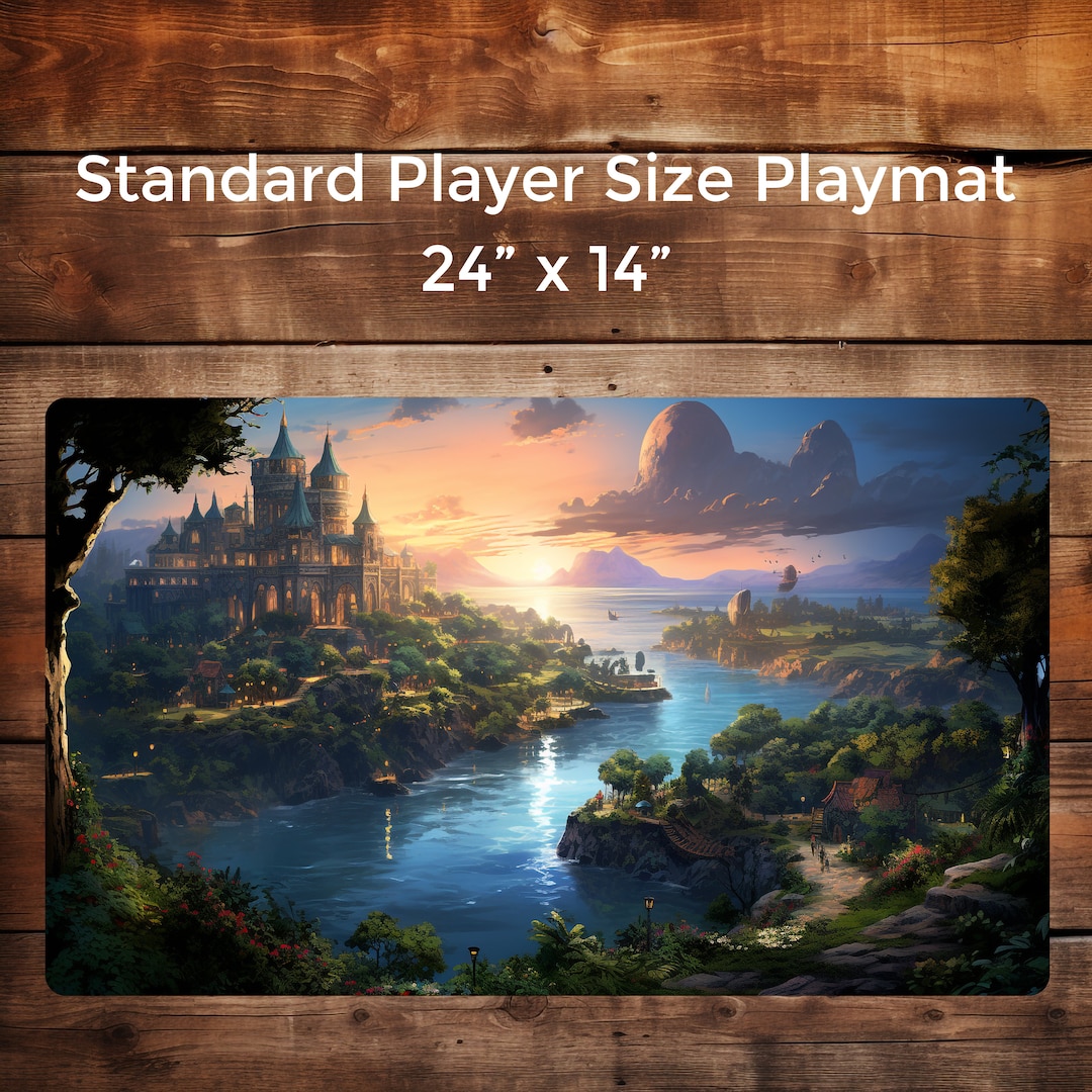Tropical Kingdom - 24"x14" Custom Table Top Gaming Playmat , Playmat - Etsy