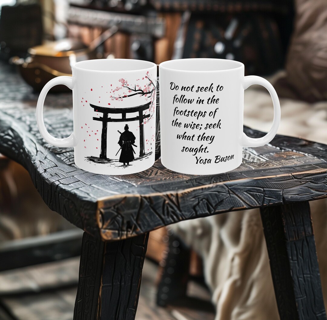Japanese Quote by Yosa Buson Mug - Affirmation Mug - Japan Quote Mug ...