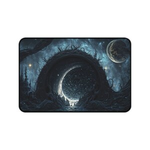 Horror Desk Mat, End of Time Apocalyptic Portal Playmat Apocalypse Play ...