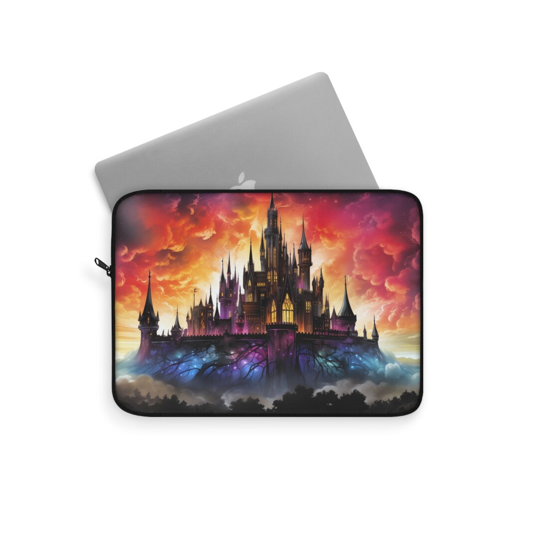 Enigmatic Magic Citadel Laptop Sleeve, Gaming iPad Sleeve, Fantasy ...
