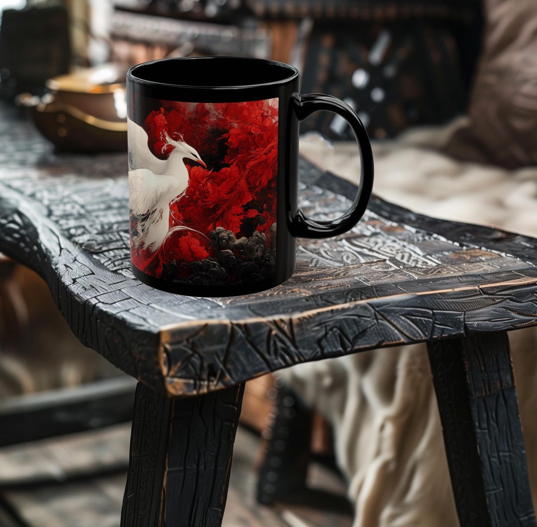 Pure Bird Rising - Fantasy Spirit Animal Mug - Fantasy Coffee Cup - TCG ...