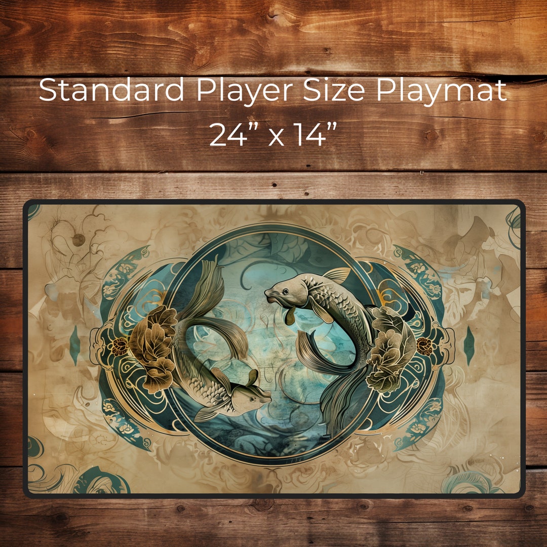 Eternal Koi Embrace - Gaming Playmat for Table Top Gamers - Card ...