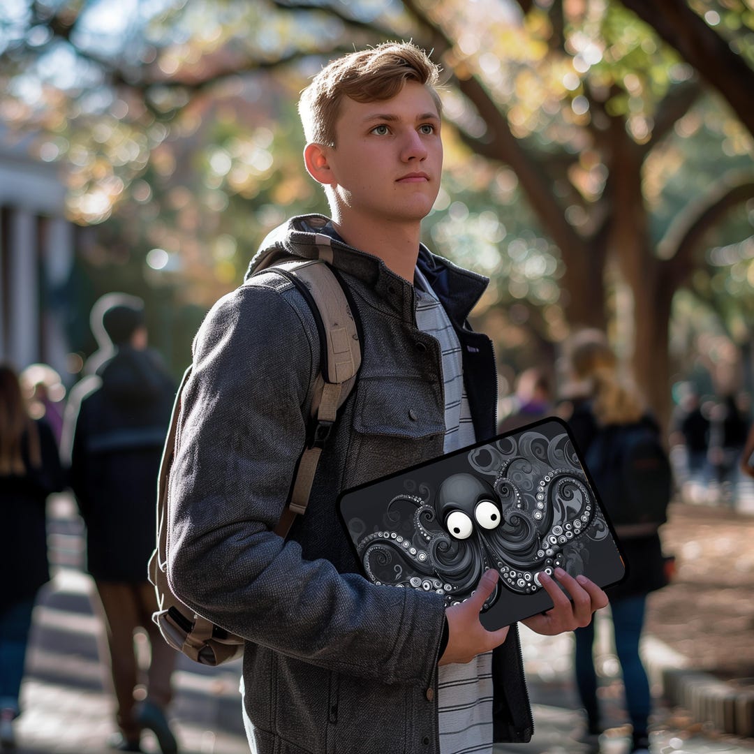 Black Octopus Laptop Sleeve - 3 Sizes Available for Most Portable Pcs ...