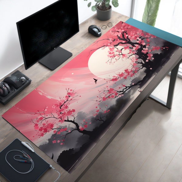 Pink Mousepad Sakura - Etsy