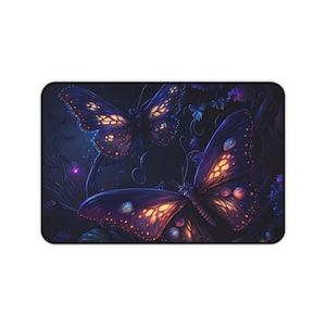 Desk Mat, Witchy Butterflies Large Mouse Pad 3, Large Gaming Desk Pad ...