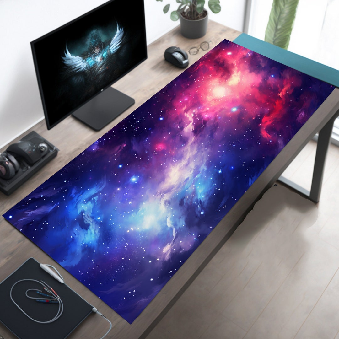 Deep Space Desk Mat, Nebula Mousepad, Galaxy Mouse Pad, Extra Large ...