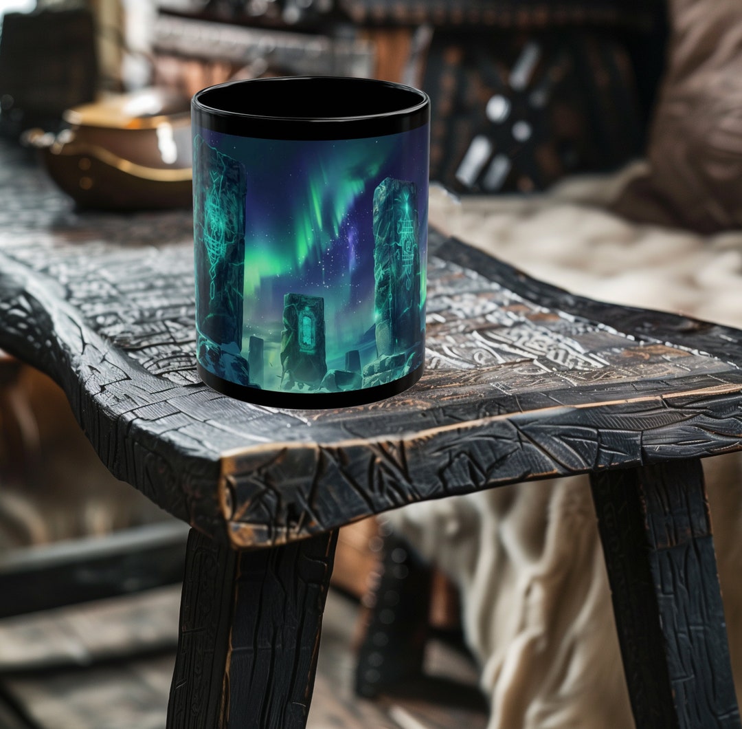 Runic Aurora Nexus - Fantasy Gamer Mug - Gamer Gift - Fantasy Mug, 11oz ...