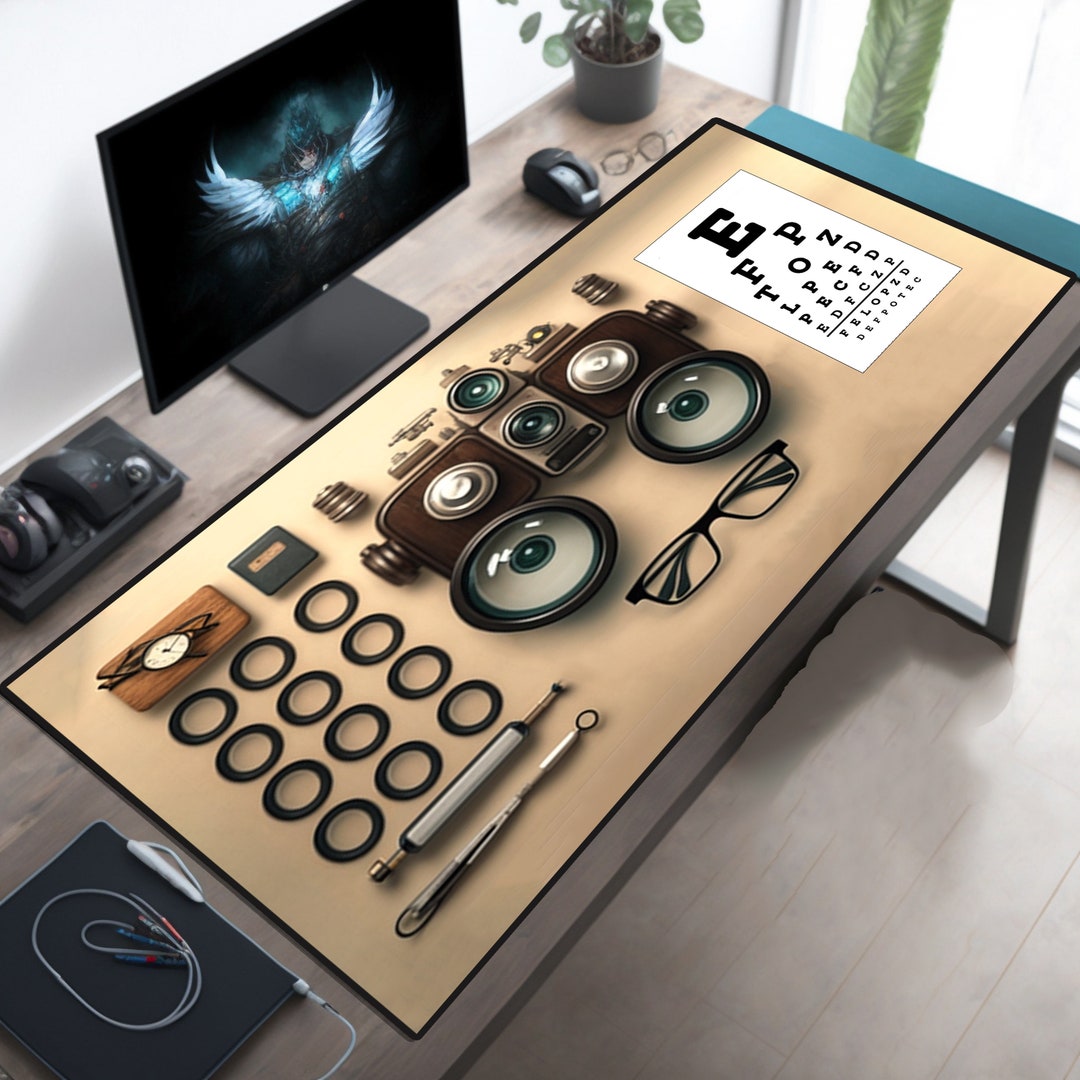 Optometry Office Decor Optometrist Mouse Pad Eye Doctor Desk Decor Gift ...