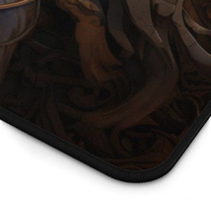 Spartan Warrior Desk Mat, Ancient World Fantasy Mousepad, Old World ...