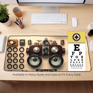 Optometry Office Decor Optometrist Mouse Pad Eye Doctor Desk Decor Gift ...