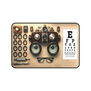 Optometry Office Decor Optometrist Mouse Pad Eye Doctor Desk Decor Gift ...