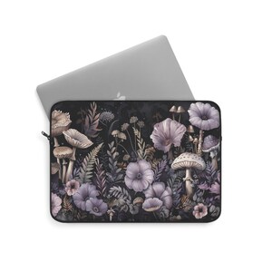 Dark Cottagecore Laptop Sleeve, Fungi iPad Case, Mushroom Tablet Cover ...
