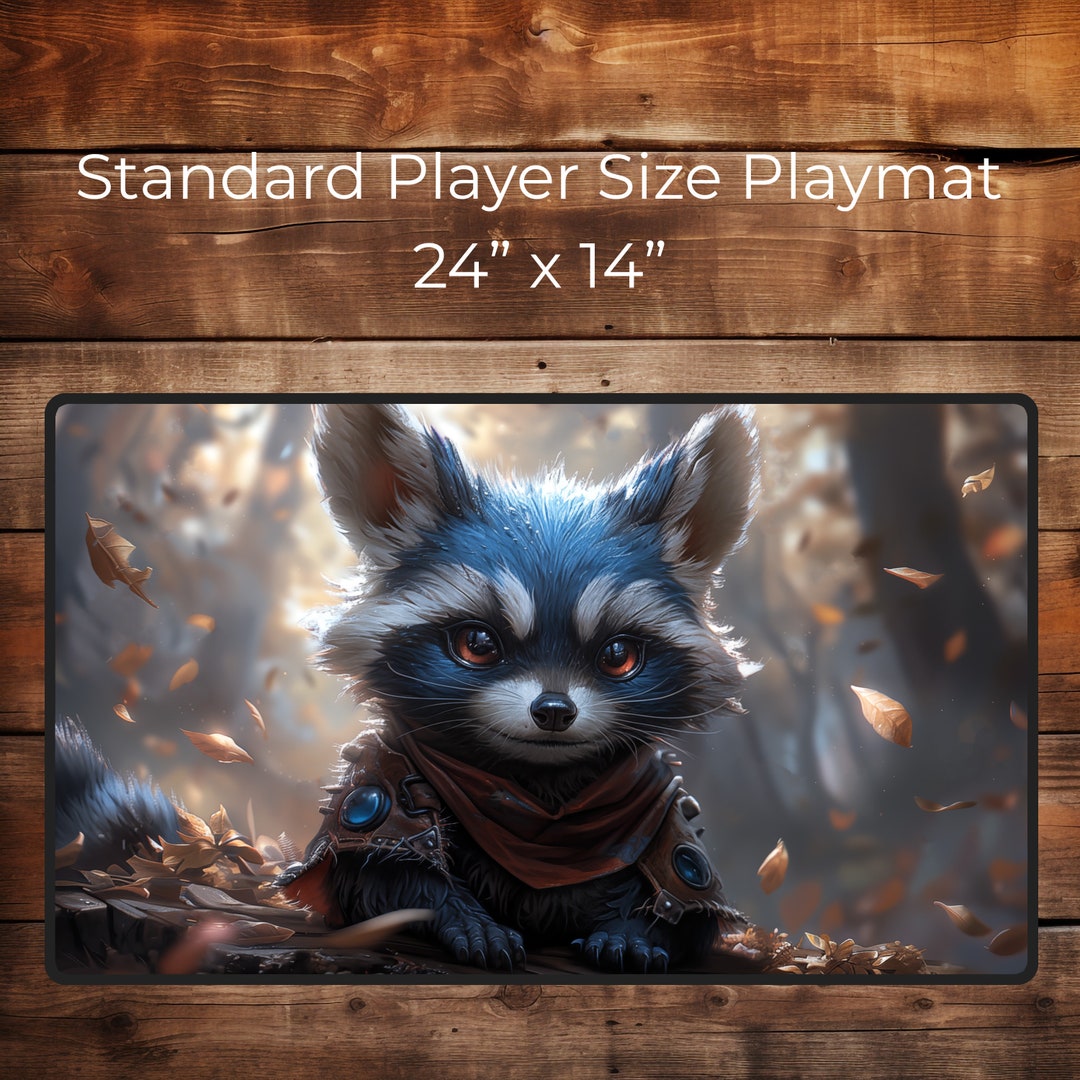 Forest Guardian Kitsune Gaming Playmat for TCG - Table Top Gaming Mat ...