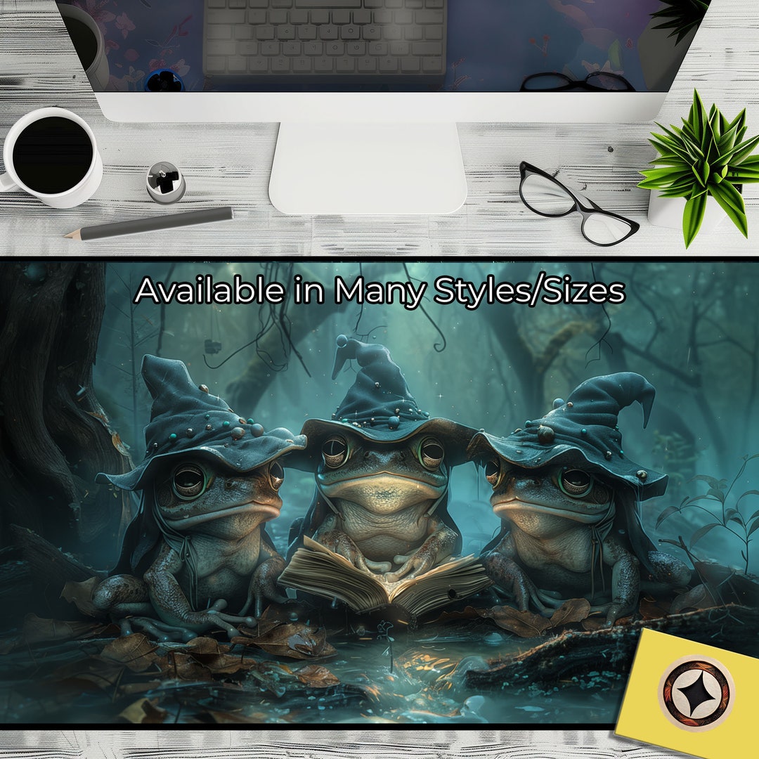 Enchanted Frog Council Custom Playmat for Table Top Gamers & Dnd Fans ...