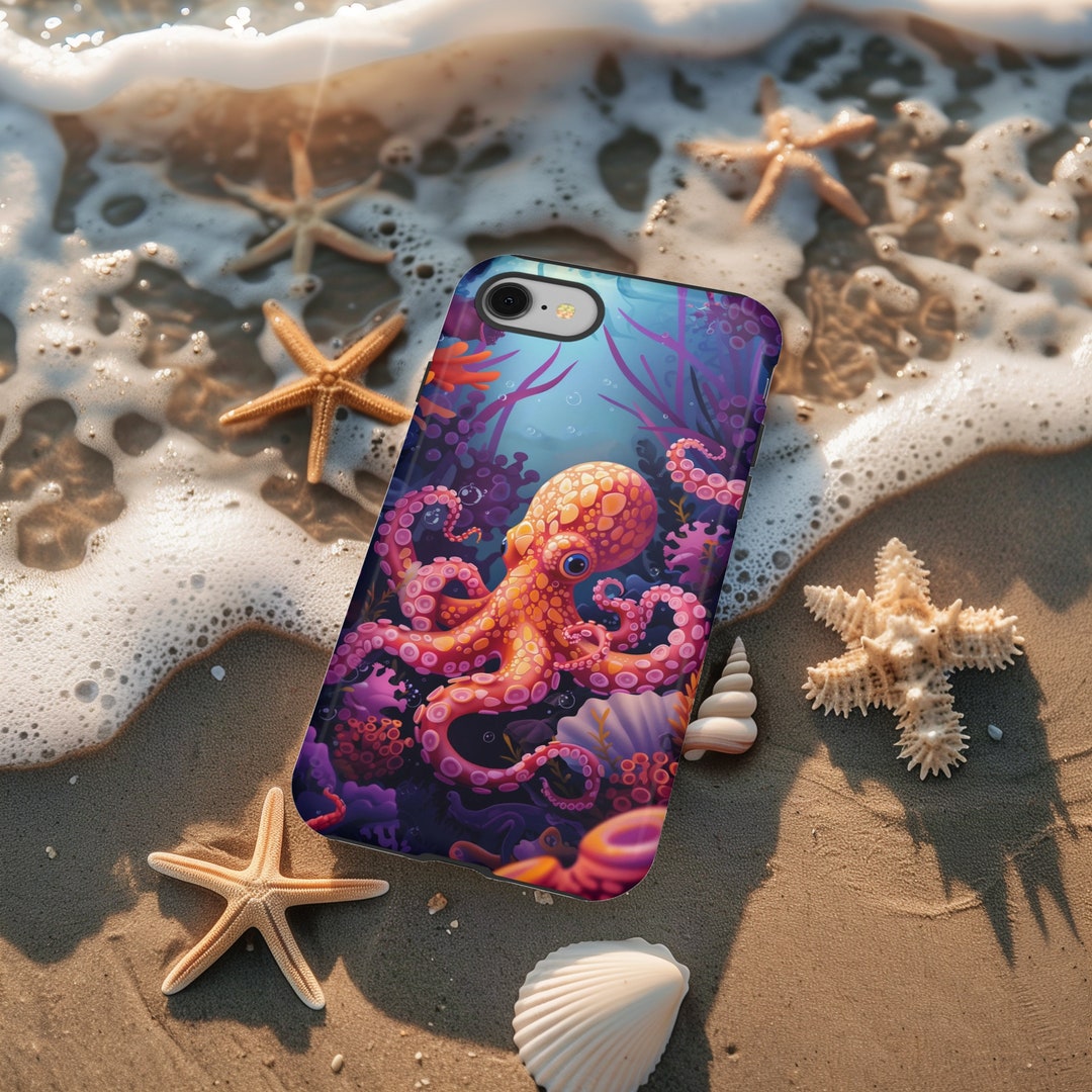 Niedliche Oktopus Handyhülle - iPhone Hülle - Galaxy Case - Oktopus ...