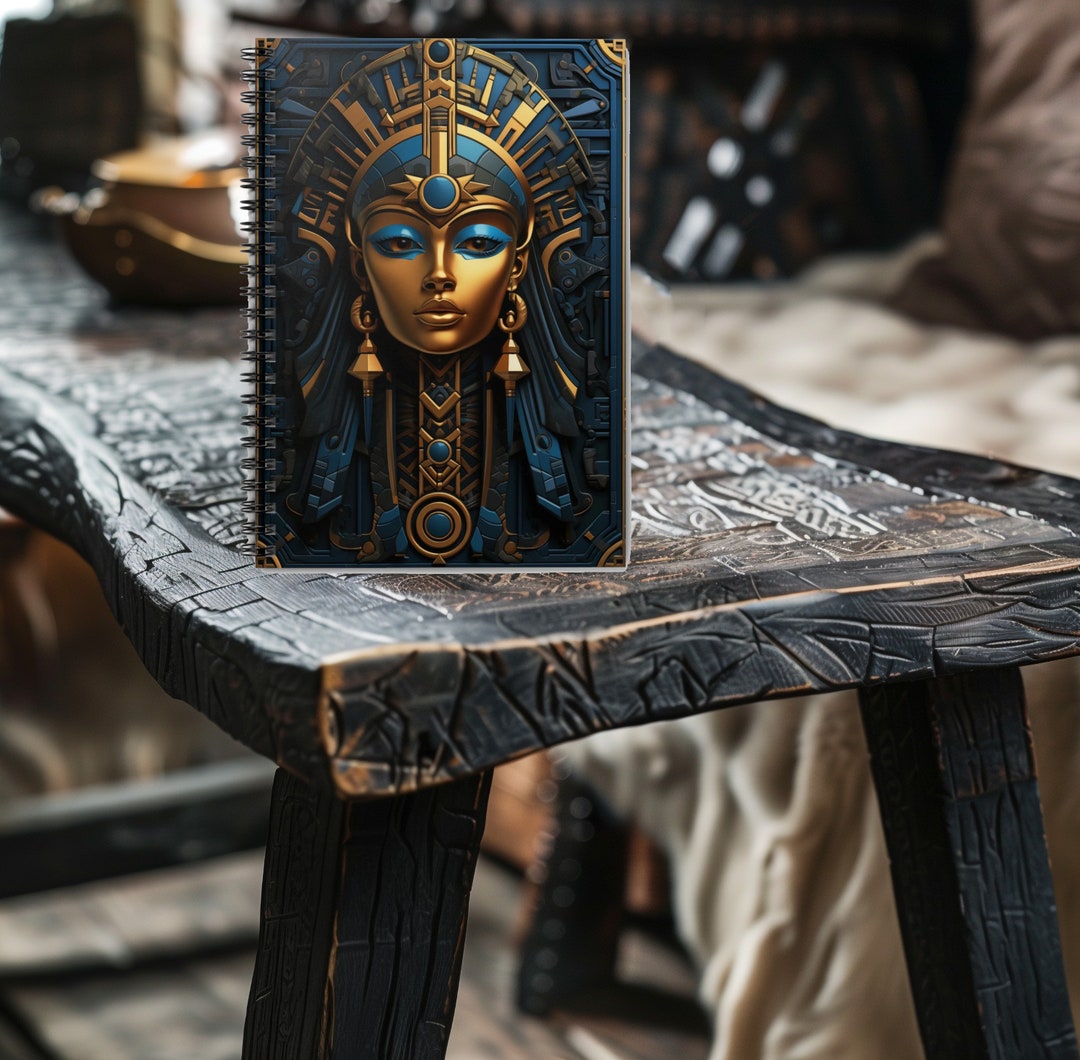Spiral Notebook, Stunning Egyptian Queen Pharoah, Personal Journal ...