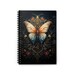 Spiral Notebook, Stunning Gothic Moth Art, Personal Journal, Sketchbook ...
