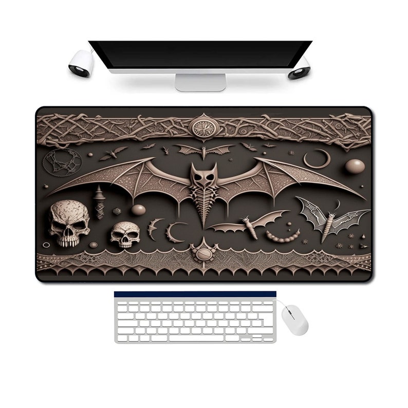 Goth Mousepad Goth Mouse Pad Goth Desk Mat Goth Desk Pad Goth Gift ...
