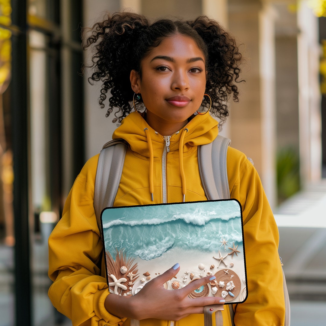 Boho Beach Laptop Sleeve, Ocean Tablet Sleeve, Cute Laptop Bag ...