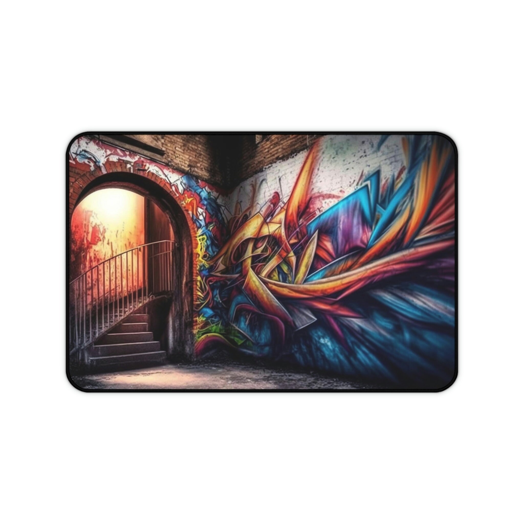 Graffiti Mouse Pad Abstract Desk Mat Art Desk Pad Graffiti - Etsy