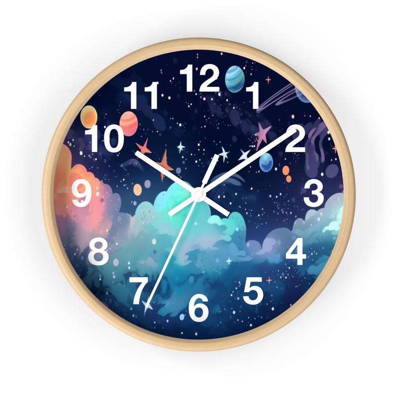 Cute Anime Clock - Etsy