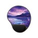 Pastel Anime Sunset Cute Purple Anime Mouse Pad With Wrist Rest ...