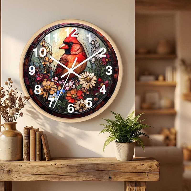 Bird Themed Wall Clock - Etsy