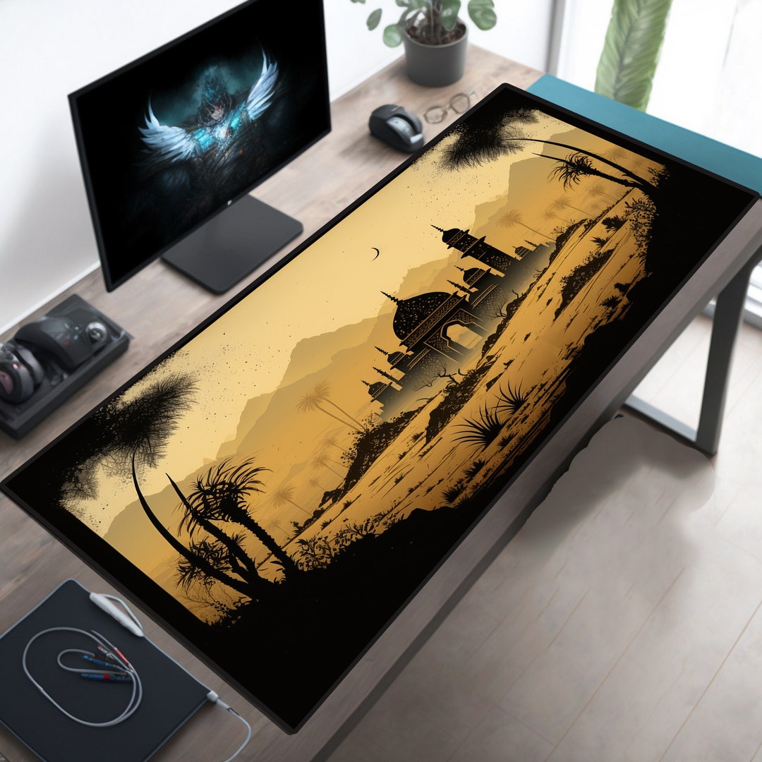 Arabian Desk Mat, Arabia Desk Pad, Arabian Sojourn XL Mousepad, XXL ...