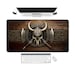 Viking Skull Deskmat Viking Deskpad Skull Desk Mat Viking Desk Pad ...