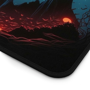 Bats Gaming Desk Pad Cave Gaming Desk Mat Gaming Mousepad Gaming Mouse ...