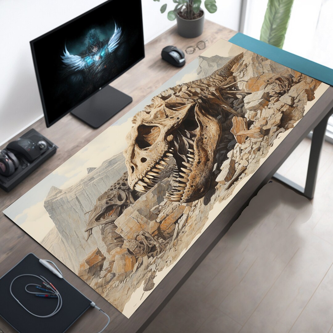 Dino Discovery Fossil Desk Mat T-rex Mousepad Tyrannosaurus - Etsy