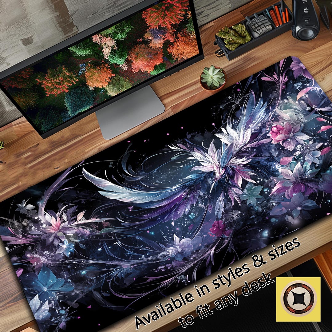 Whimsical and Magical Celestial Flowers - Unique and Inspiring Desk ...