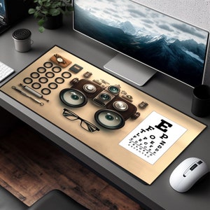 Optometry Office Decor Optometrist Mouse Pad Eye Doctor Desk Decor Gift ...