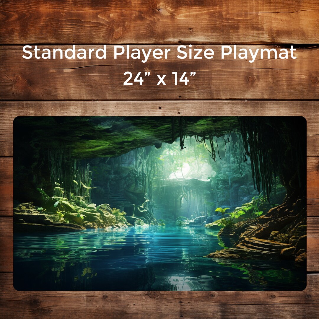 Solar Cenote - 24"x14" Custom Table Top Gaming Playmat , Playmat - Etsy
