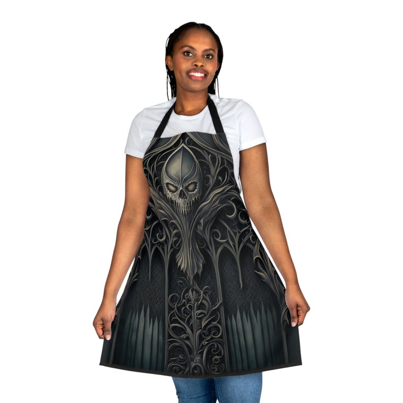 Gothic Apron Goth Kitchen Apron Horror Chef Apron Unique - Etsy