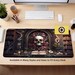Extra Large Mousepad, Dark Academia Library Writing Desk, Gothic Mouse ...