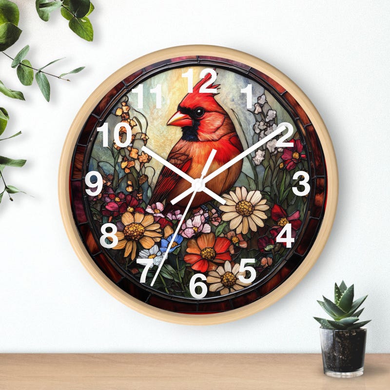 Birds Wall Clock - Etsy
