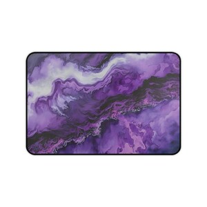 Violet Desk Mat Aesthetic Desk Pad Cute Mouse Pad Purple - Etsy