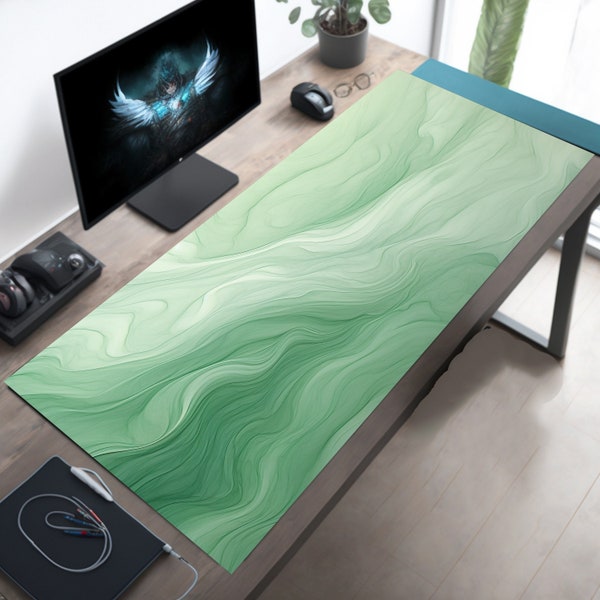 Green Desk Mat - Etsy