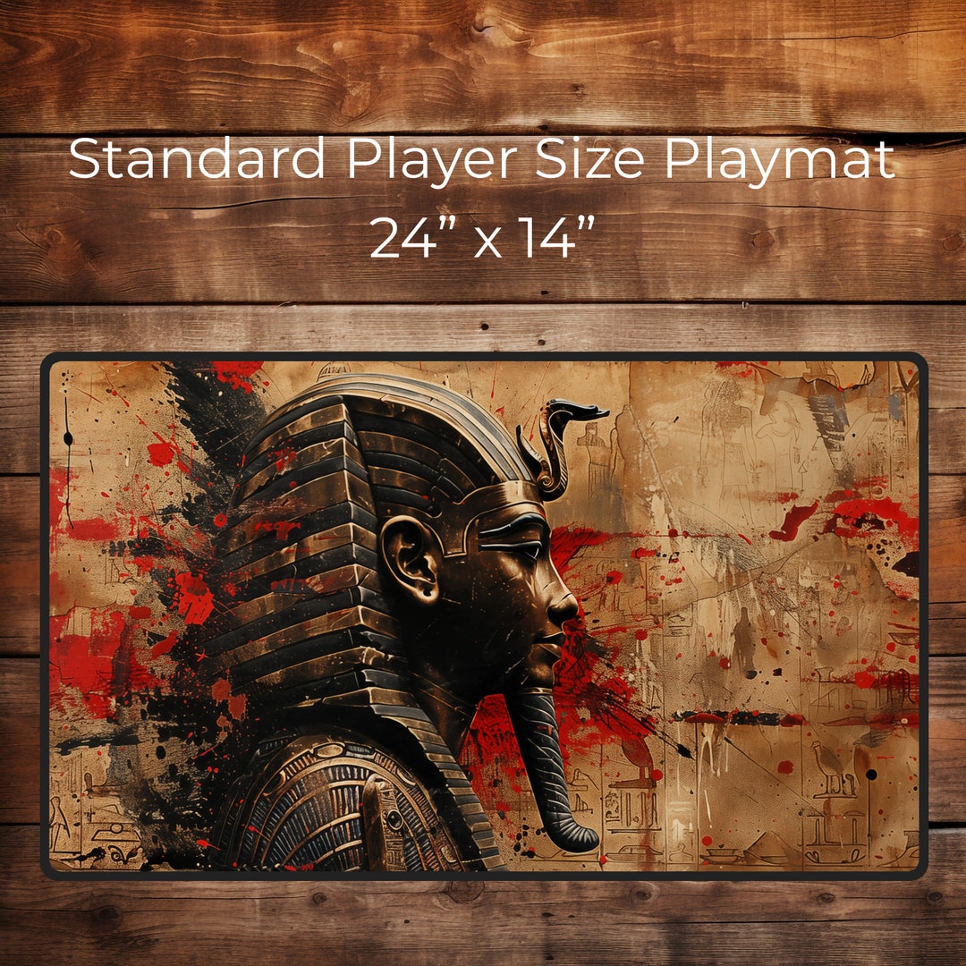 Pharaoh's Vengeance - TCG Playmat - Table Top Gaming Mat - Play Mat ...