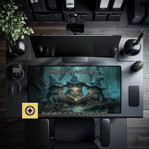 Enchanted Frog Council - Custom Playmat for Table Top Gamers & Dnd Fans ...