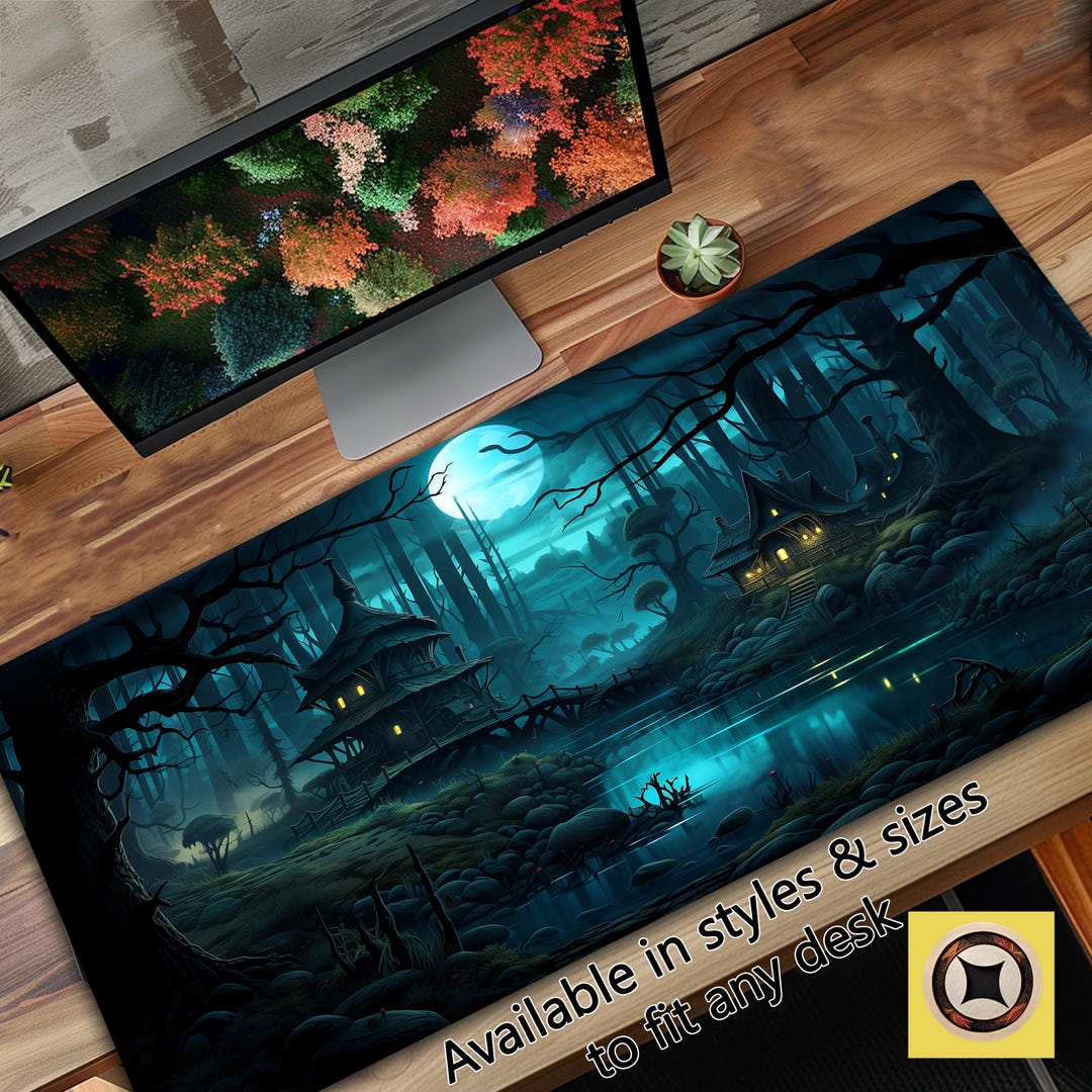 Hillbilly Swamp Hideout Gaming Playmat for TCG or Pc Gamers - Gamer ...