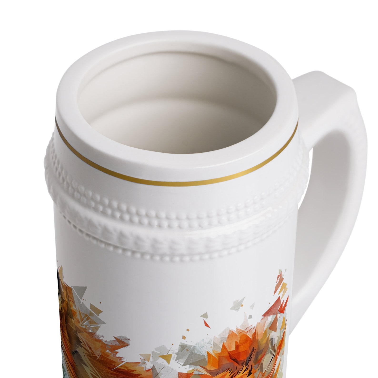 Japanese Red Fox Beer Stein Mug, Custom Beer Stein, Fox Root Beer Mug ...