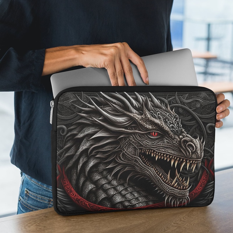 Dragon Laptop Tote Bag - Etsy