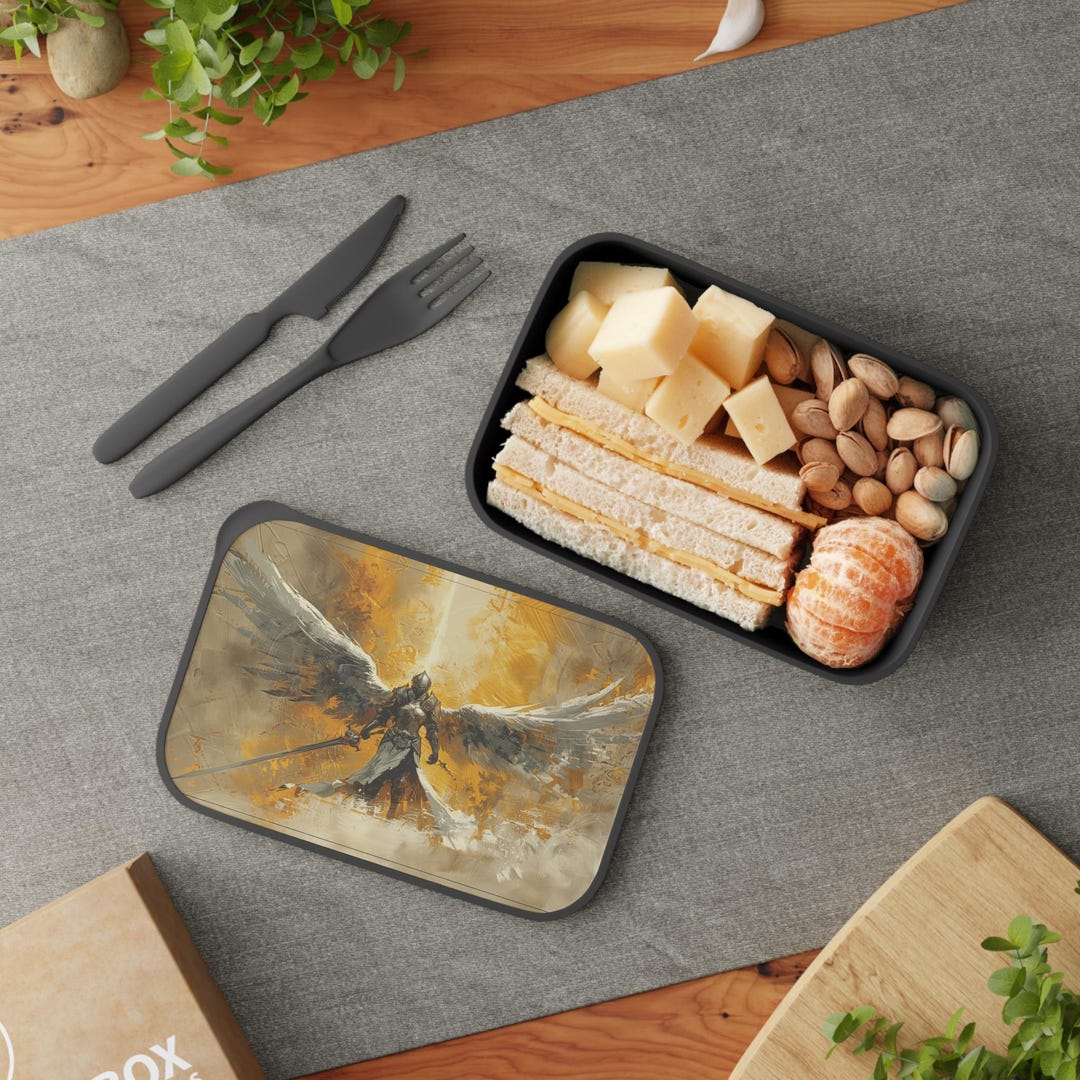Angelic Knight Fantasy TCG Gamer Lunch Box - Gamer Bento Box - Dad ...