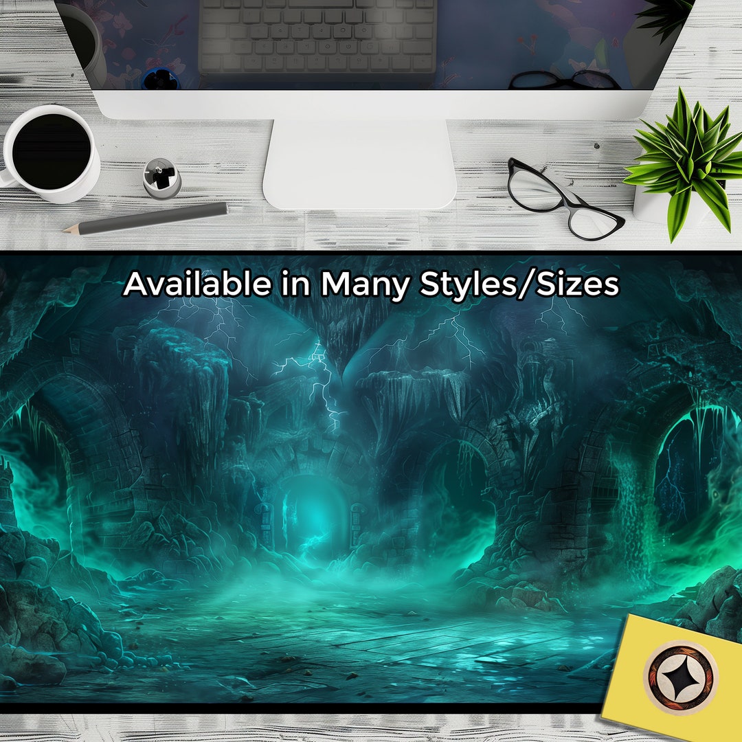 Dragon Underground Labyrinth Playmat , Dragon Hiding Play Mat DND ...