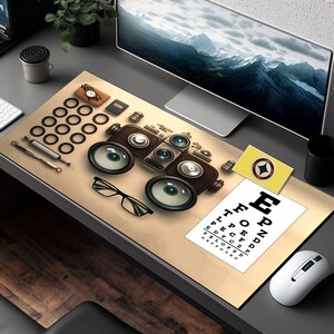 Optometry Office Decor Optometrist Mouse Pad Eye Doctor Desk Decor Gift ...